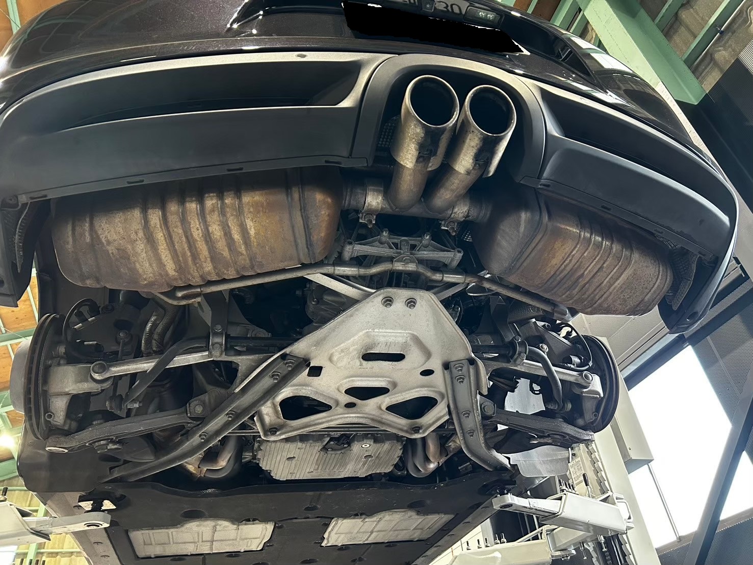 981ボクスターへスポーツエグゾーストを取り付けました！ | IBI LAB.（イビラボ）